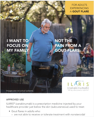 Gout Flares Treatment | ILARIS® (canakinumab)